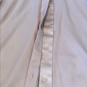 Express | Tops | Nwt Pink Button Down Silky Inside Dress Shirt | Poshmark